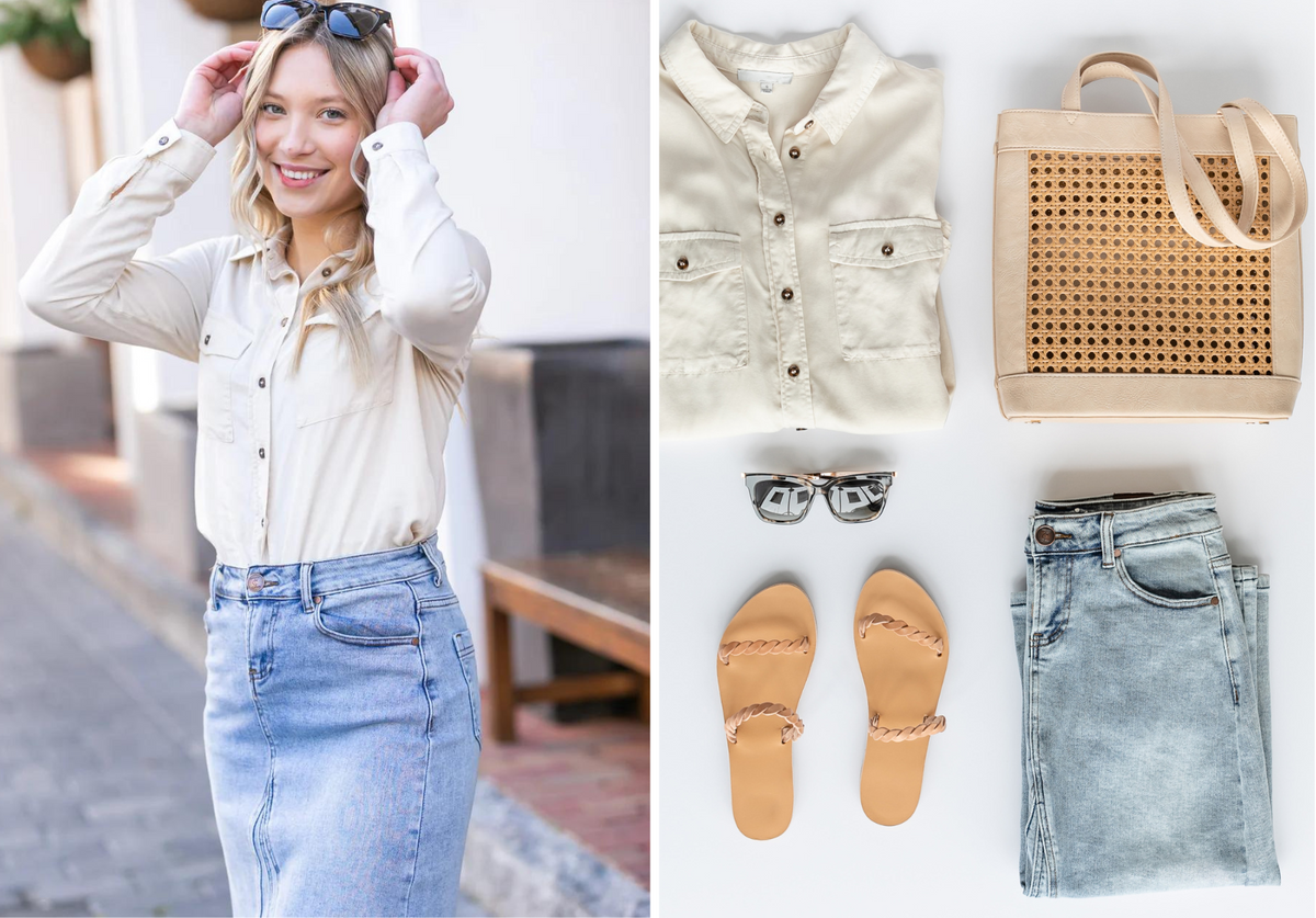 Stylish Denim Skirts for Modest Women – Inherit Co.