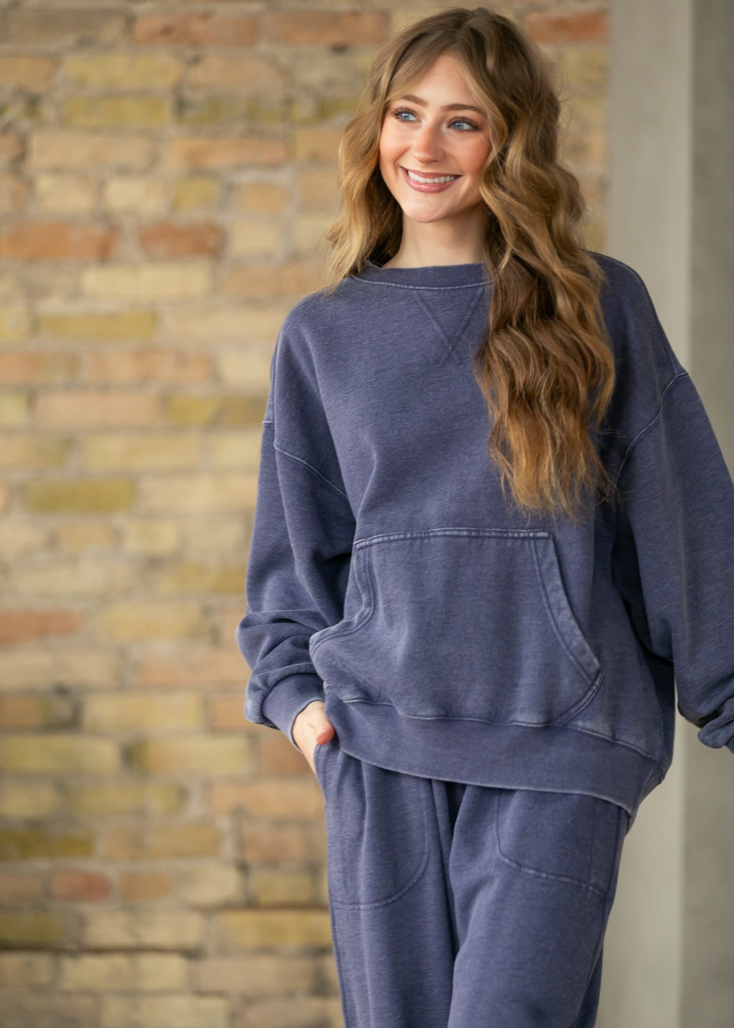 Free People® Navy Slow it Down Pullover – Inherit Co.
